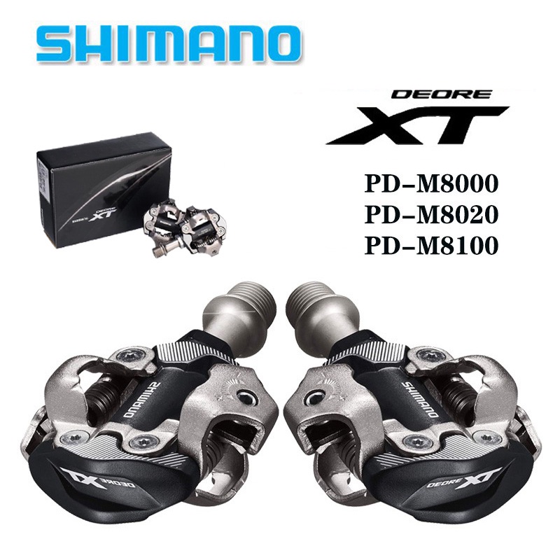 Shimano Original PD M520 M540 M8000 M8020 M8100 MTB Mountain Bike Bicycle Pedals Cycle Self ...