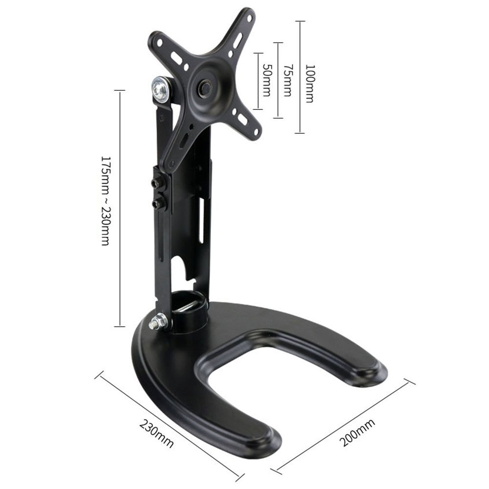 10 - 27 inch Monitor Bracket 360° Rotating Wall Folding Telescopic ...