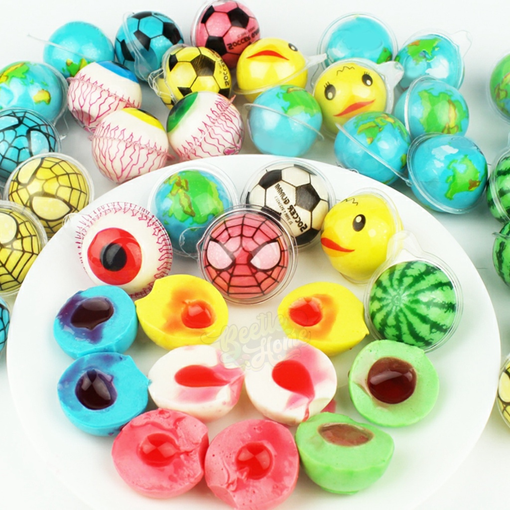 【Read Description】Bubble Gum / Gummy Eyeball Large Chewy Gum Soft Candy ...