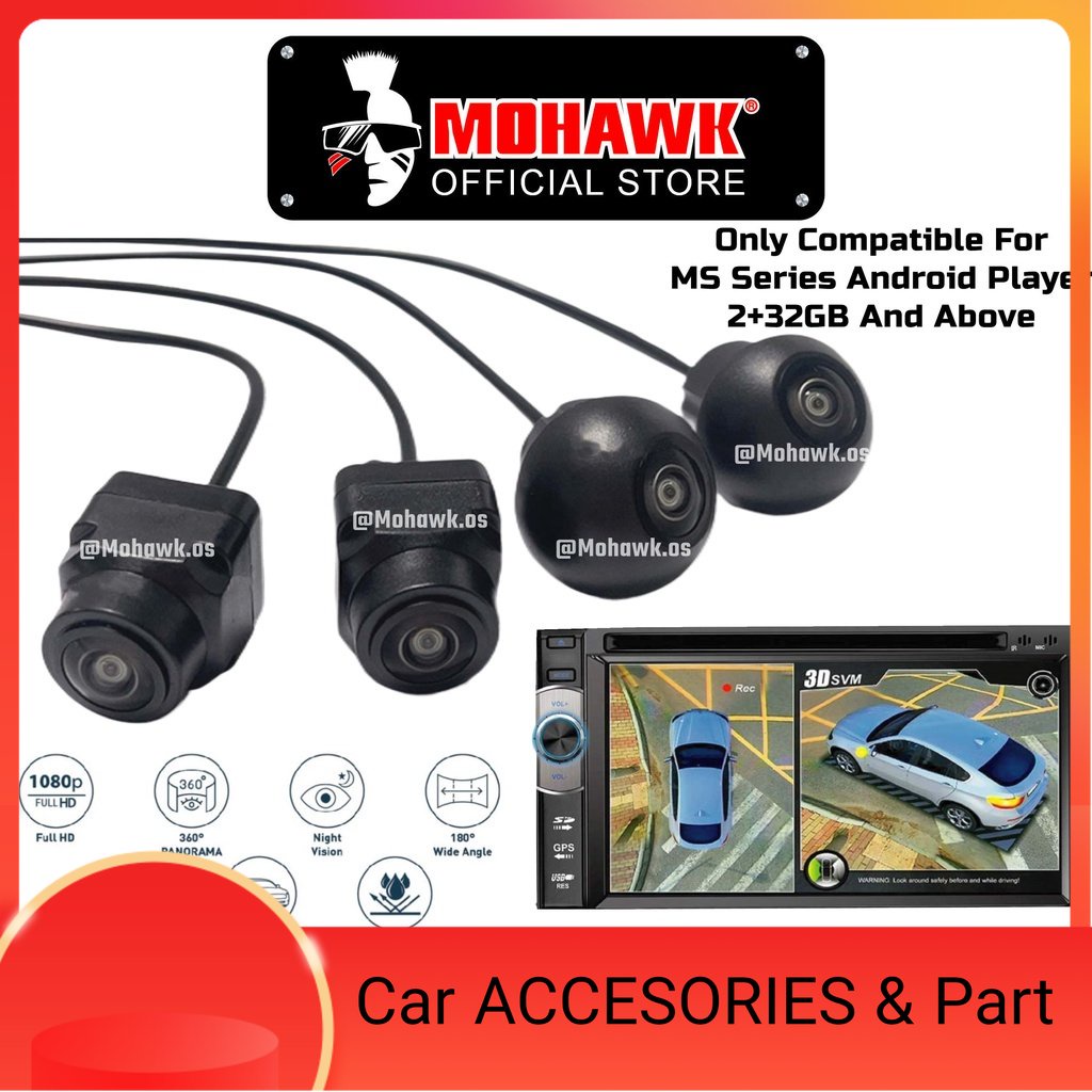MOHAWK 360 View Camera 3D Birdeye Camera HD Camera MS Series Android ...