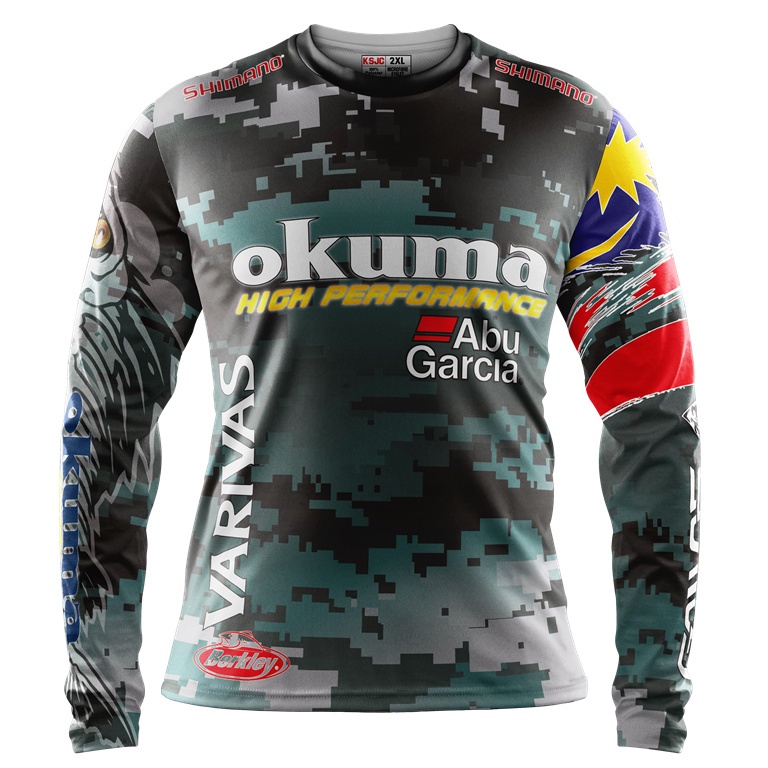 Okuma V1 LongSleeve Mancing Shirt | Shopee Malaysia