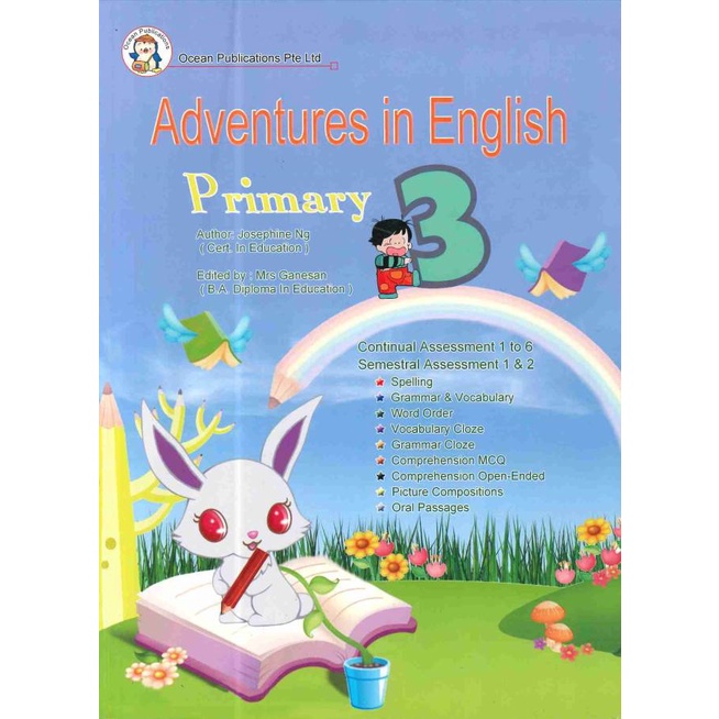 Adventures In English Primary 3 | English Exercise Book Primary 3 ...