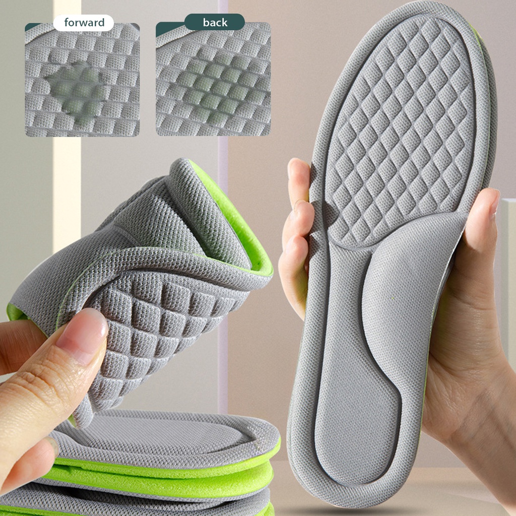 Soft Memory Foam Insoles for Shoes Men Women Deodorant Absorb-Sweat ...
