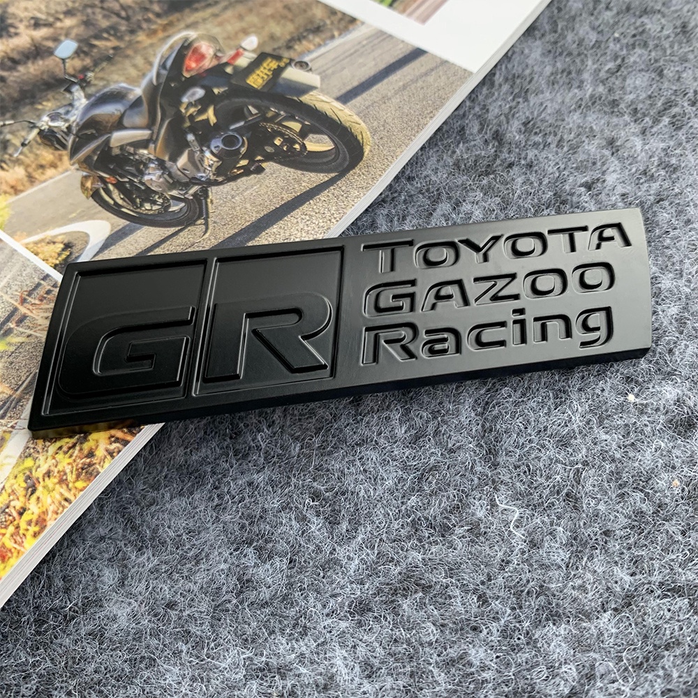 TOYOTA Gazoo Racing GR SPORT Logo Metal Car Emblem Stickers Badge ...