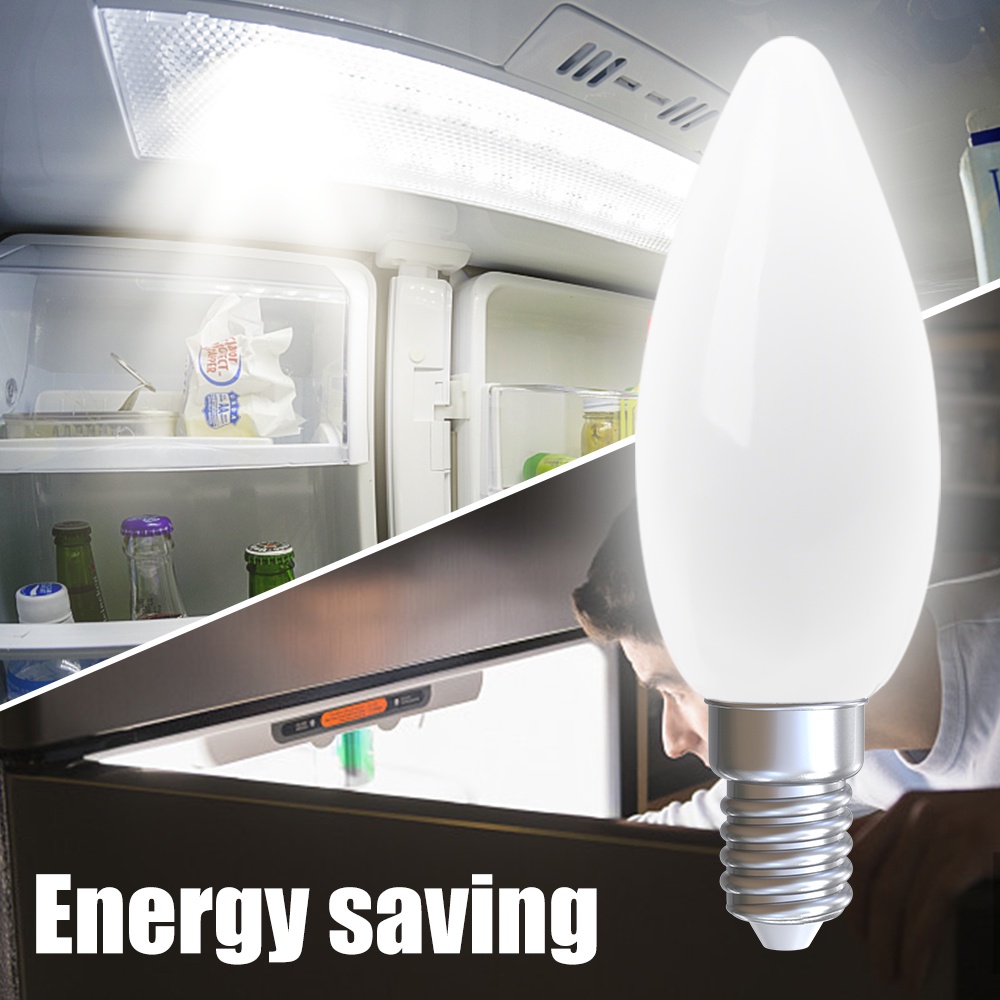 Creative LED E14/E12 Mini Pointed Refrigerator Lamp / Mini High ...