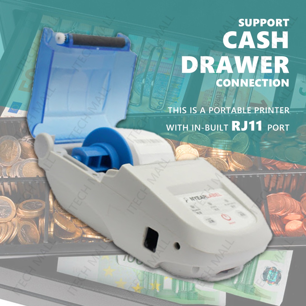 Receipt Printer Barcode Sticker Maker Price Tag Print Resit Phone ...