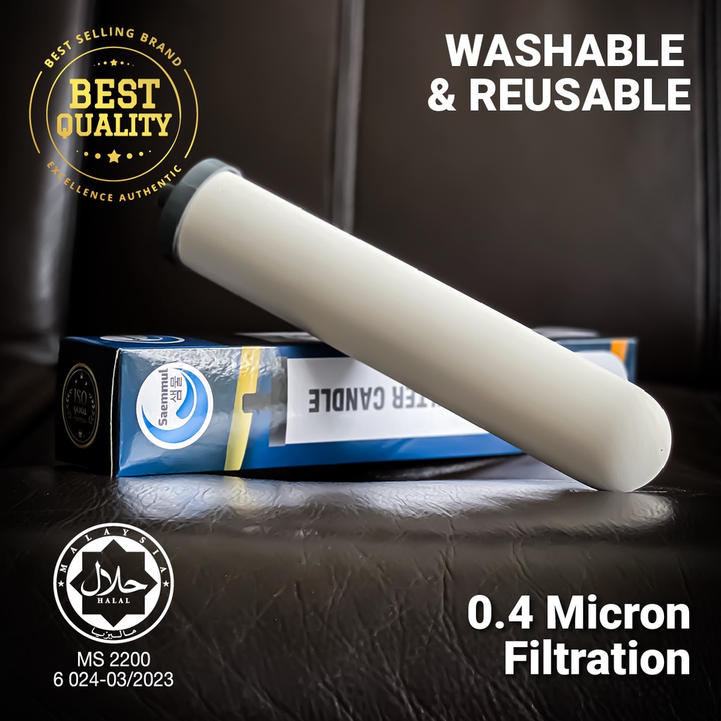 Washable Ceramic Filter Cartridge Short Mount, Ceramic Compatible 10 ...