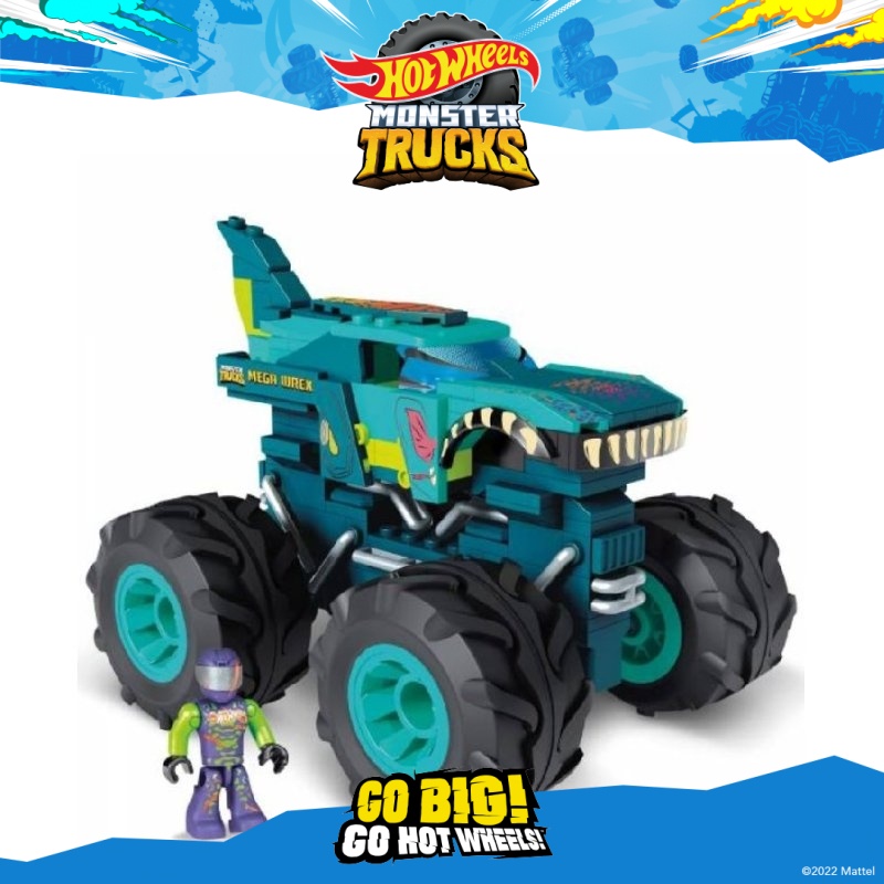 Hot Wheels Mega Construx Building Sets Mega Wrex Pack | Shopee Malaysia