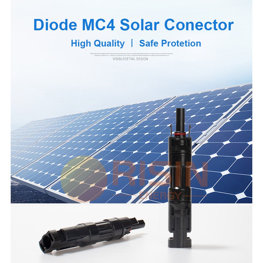 Risin MC4 Solar inline Diode Connector SBD 10A 15A 20A protect the ...