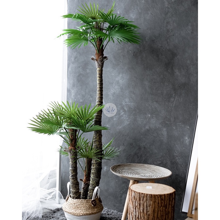 KONKI Premium Quality Artificial Tree Fan Palm Tree 150cm / 160cm Home ...