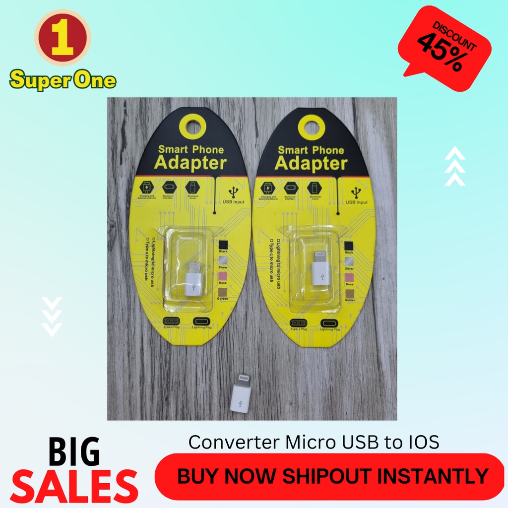 OTG Converter Adapter Micro USB V8 to IOS [Item price is per unit ...