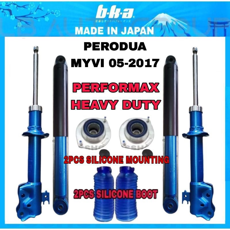 EL HEAVY DUTY BKA JAPAN PERODUA MYVI 05-2017 ABSORBER FRONT / REAR ...