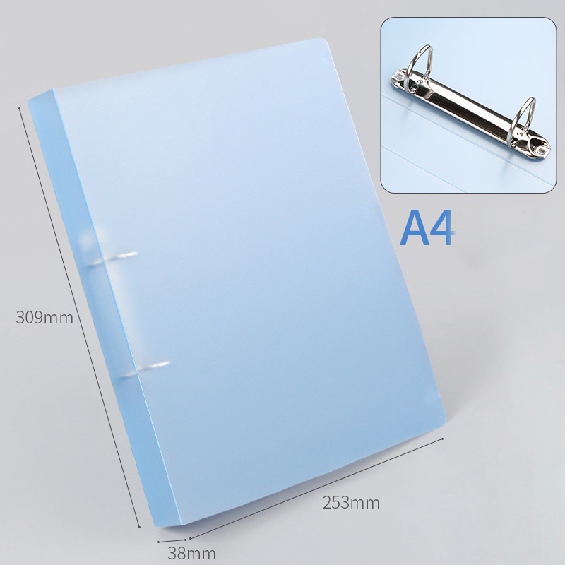 File Folder 2 Hole D Type Folder A4 Letter Size Looseleaf Binder ...