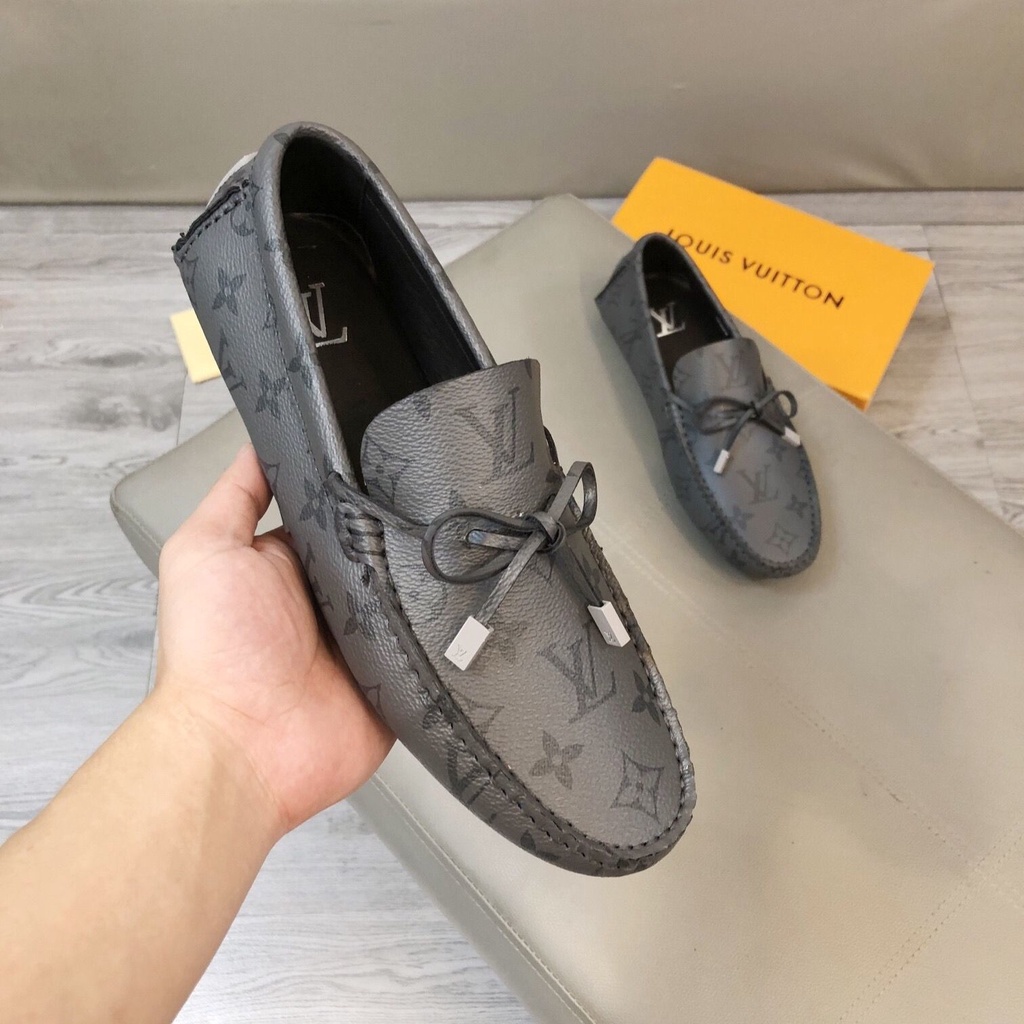 New High-version Louis Lv Casual Shoes Men's Shoes Men's Bean Shoes Men ...