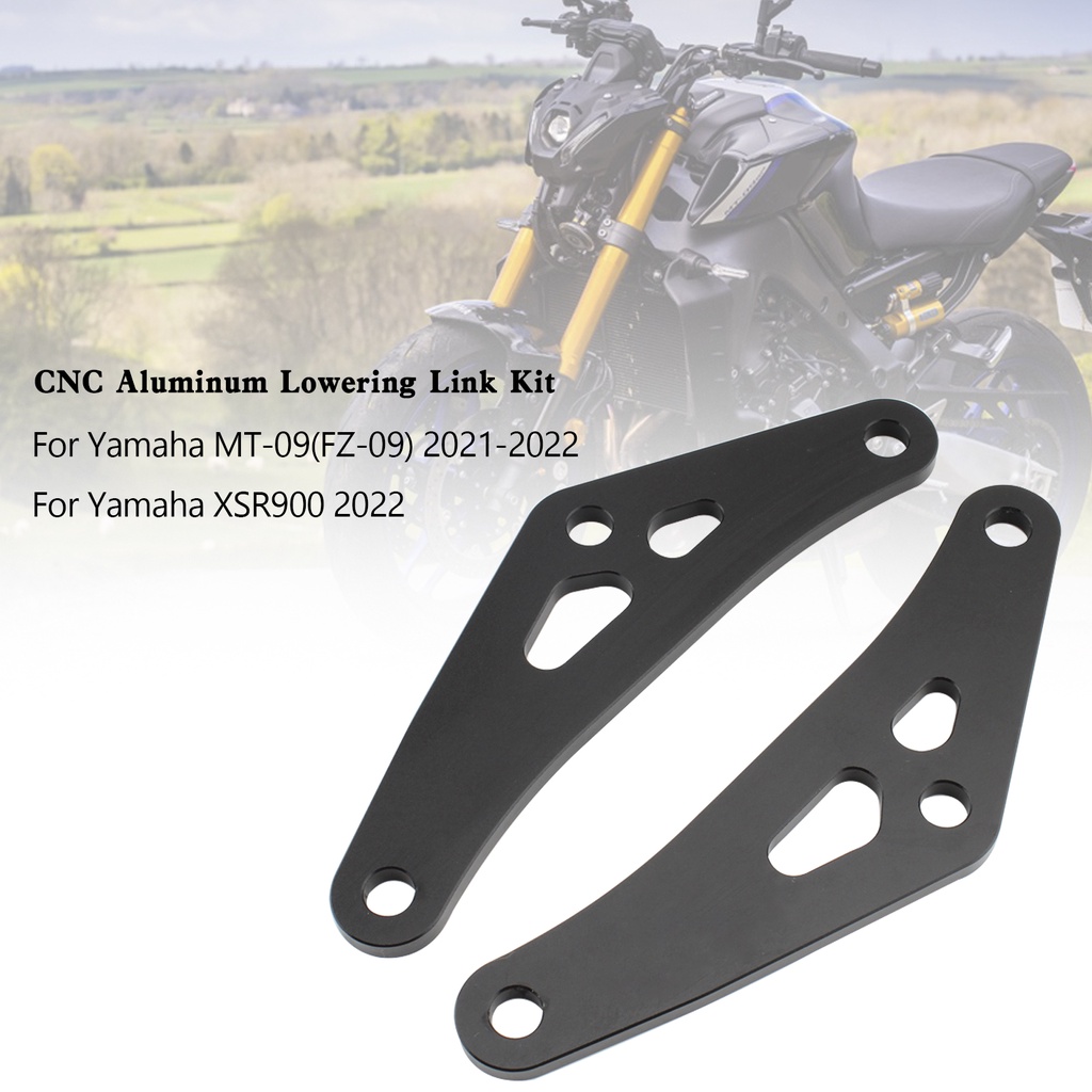 CNC Aluminum Lowering Link Kit For Yamaha MT-09 FZ-09 XSR900 2021-2023 ...