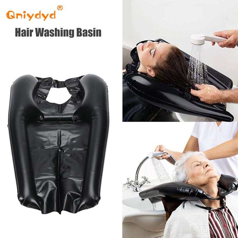 PVC Inflatable Shampoo Basin Beauty Salon Portable Shampoo Pad Hair ...