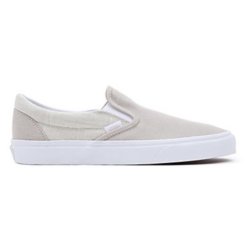 VANS Classic Slip-On Summer Linen (Natural) | Shopee Malaysia