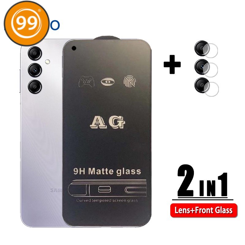 99 Full Matte Tempered Glass Samsung Galaxy A24 4G A54 A14 5G A34 A04 ...