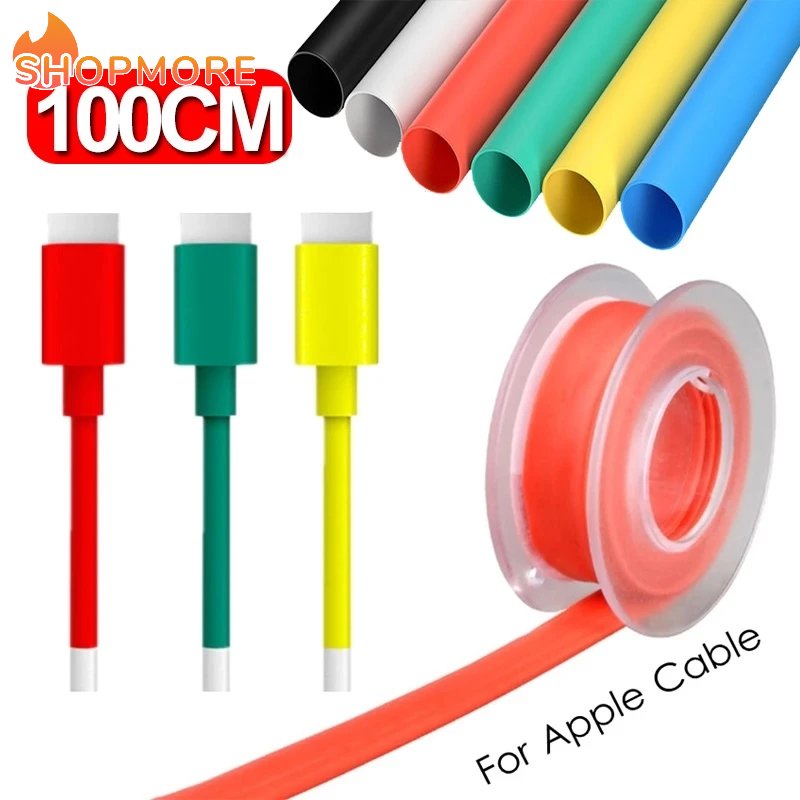 [Marvelous] 100CM USB Cable Protector Heat Shrink Tube Sleeve Data Line ...