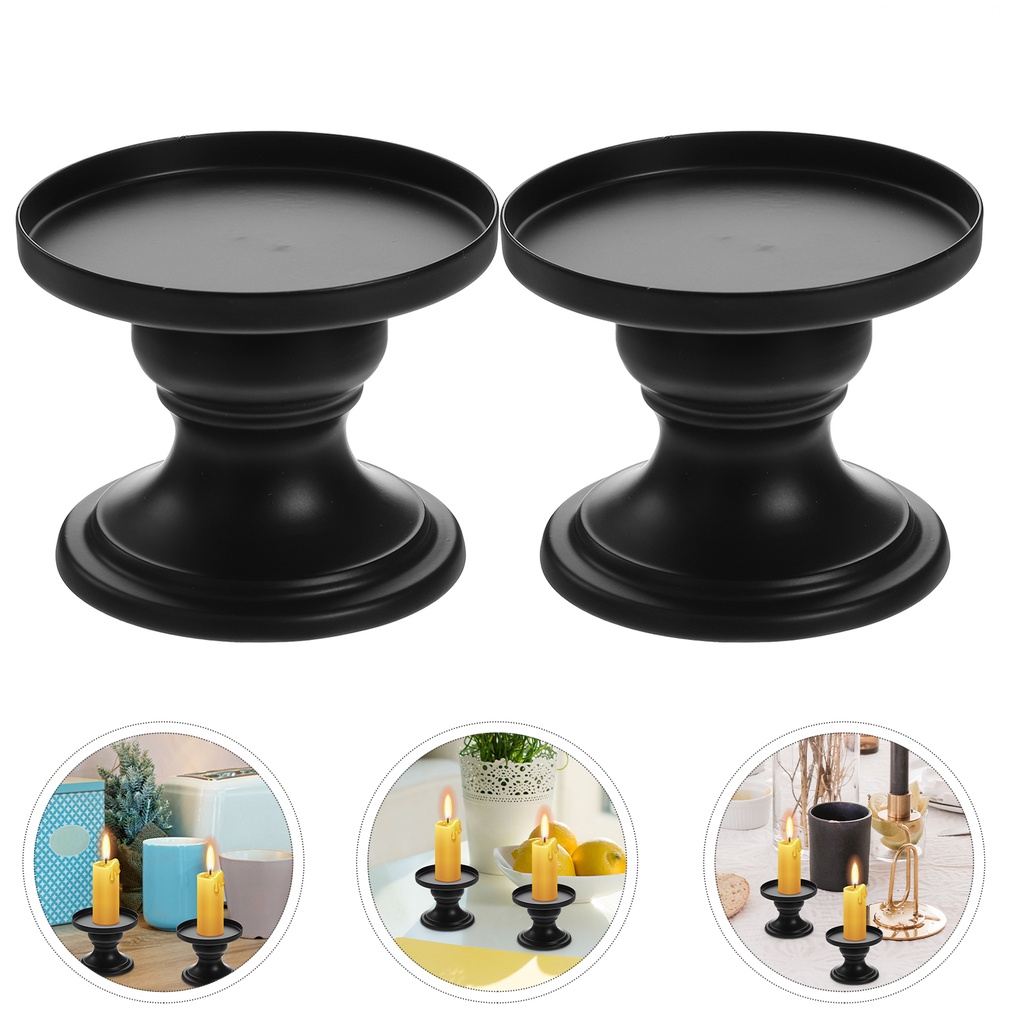Candles Coffee Table Decor Candlestick Ornament Candleholders Light ...