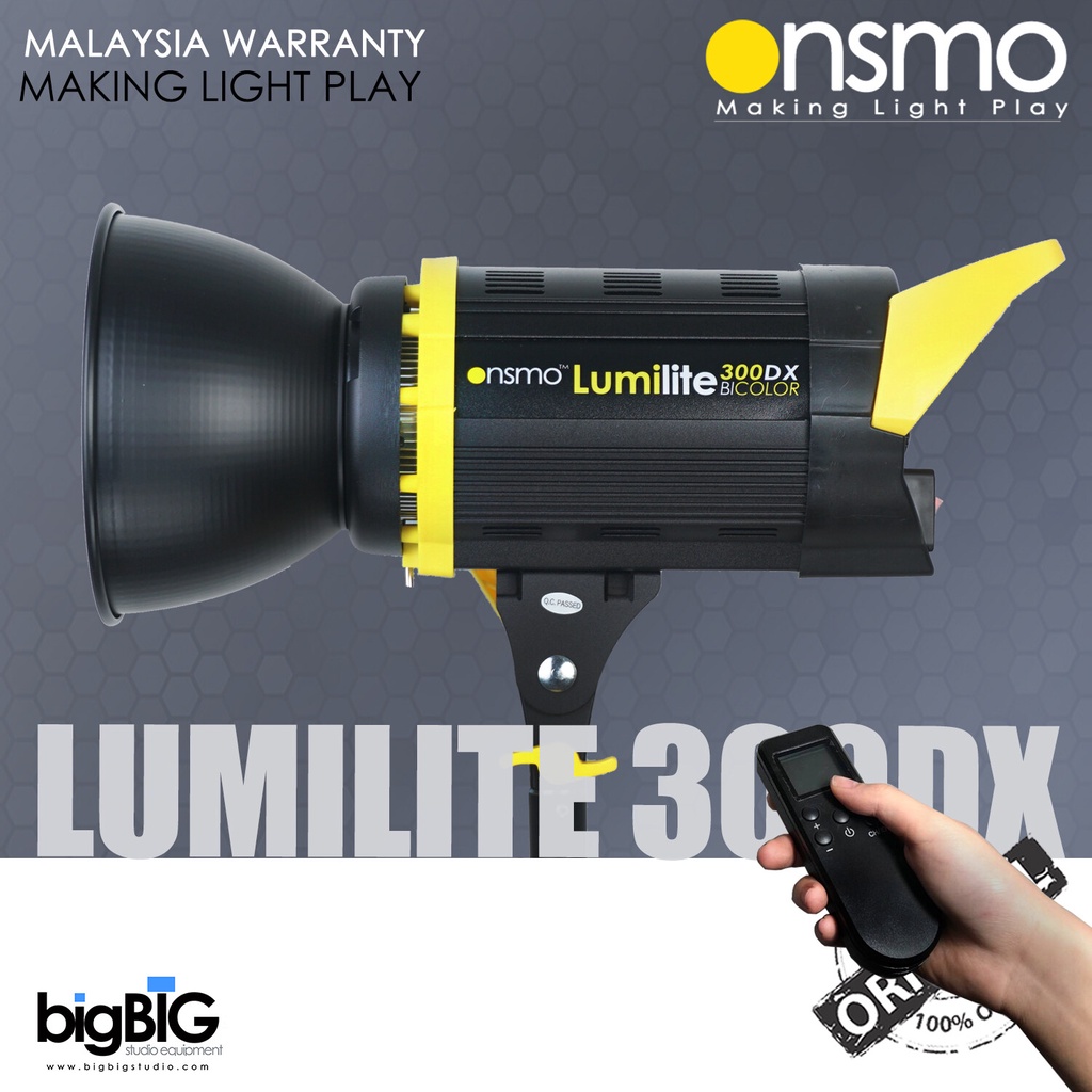 Onsmo Lumilite LED 300DX 200W Bicolor Bowens LED KIT (150W Yellow and ...