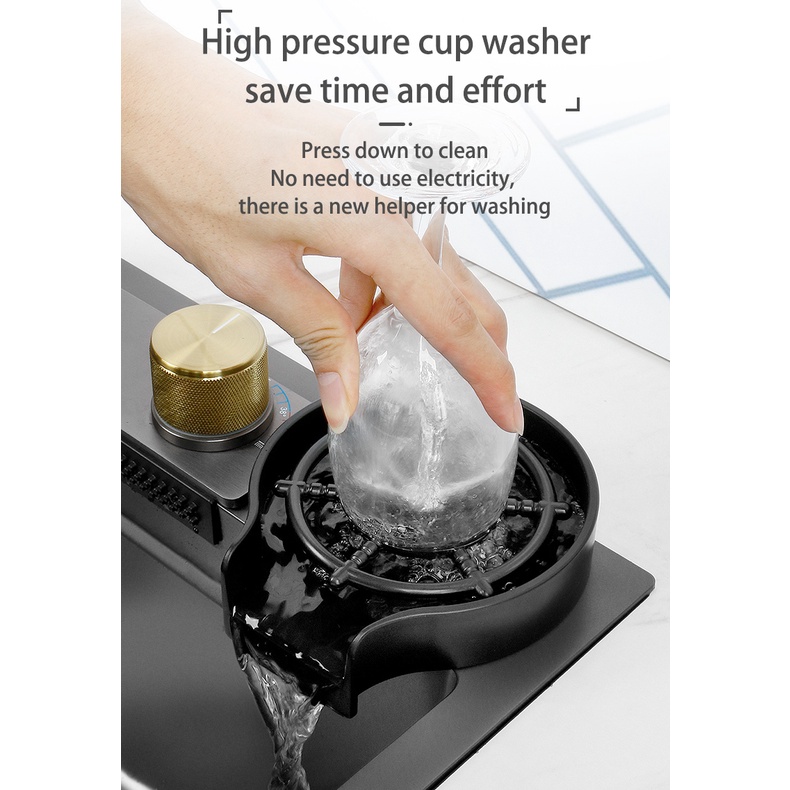 [BUY 1 FREE 10 GIFTS] Waterfall 6845 Premium Nano Sink Package Deals ...