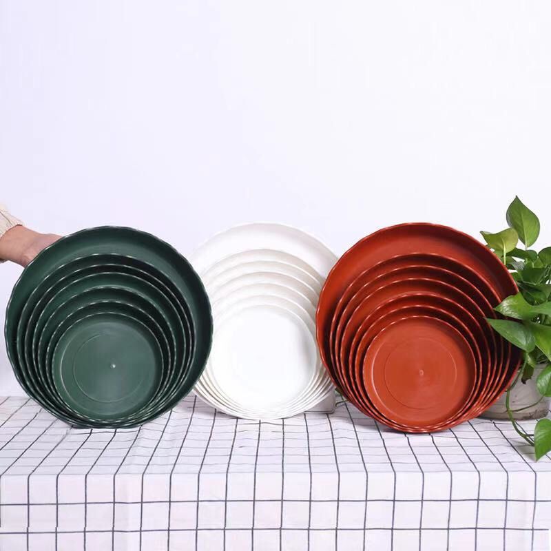 Household gallon flower pot tray plastic flower pot bottom toot extra ...