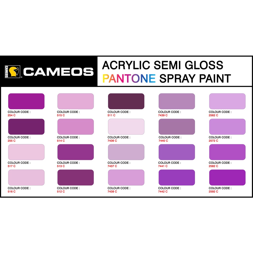 PANTONE Color P24 - Aerosol Spray Paint - CAMEOS 400ML/Bottle | Shopee ...