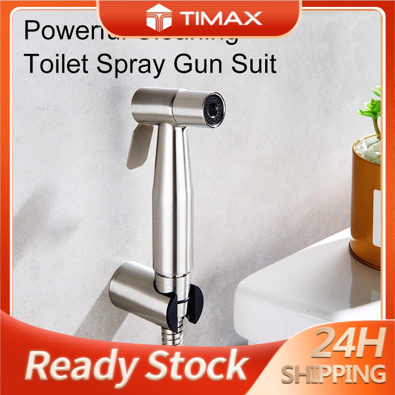 304 Stainless Steel Spray Gun Set with 1.2m Hose High Pressure Water ...