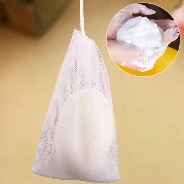 Foaming Net Handmade Soap Bubble Rich Foaming Mesh Net Soap Bag Storage ...