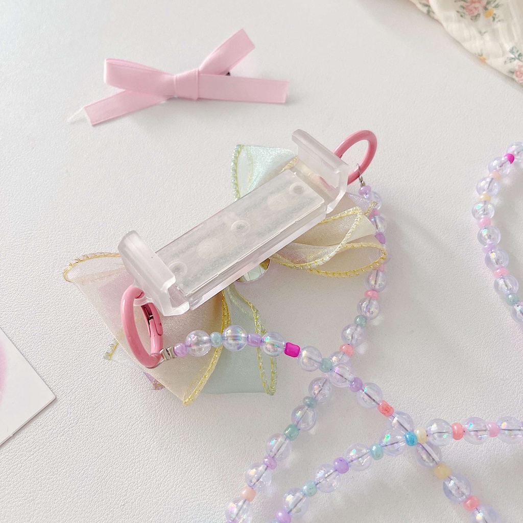 Glitter Luxury Mobile Phone Crossbody Chain Stand Back Clip Holder Cute ...