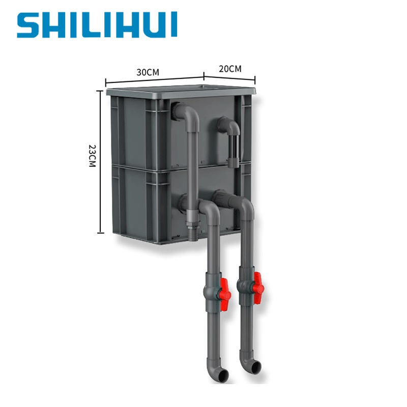 YEE Aquarium Canister Filter Box 2-Layers Filteration Box Fish Tank 3 ...