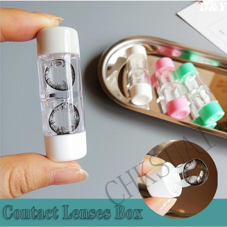 Companion Case Portable Mini Cute Compact Case Double Head Simple ...