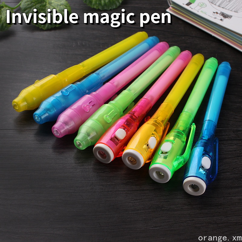 [new] Magic Pen Invisible Ink Pen Built in UV Light Pen | Shopee Malaysia