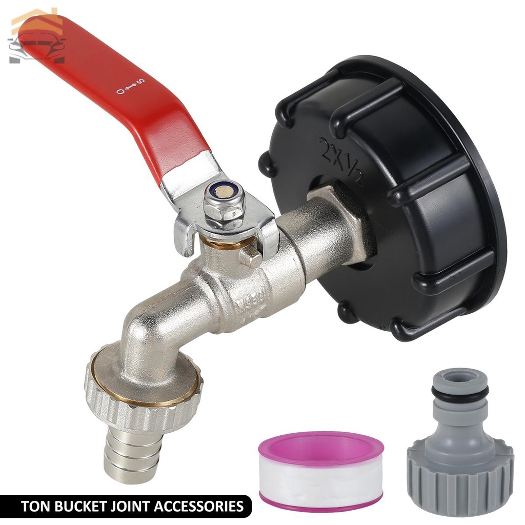 IBC Tote Fitting Brass IBC Tank Adapter with 1/2inch Hose Fitting ...