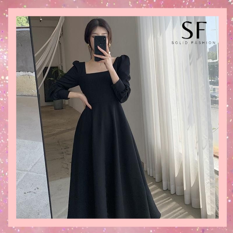 Solid Fashion dress - Party dress - Photo dress - cafe dress - jalan ...
