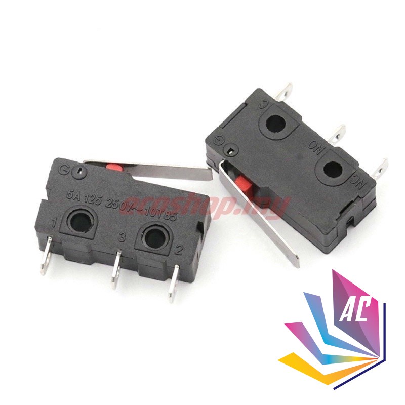Micro Limit Switch 3pin 5A 125VAC 10T85 | Shopee Malaysia