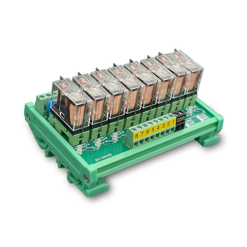 8-way Omron relay module PLC amplifier board 24V12VPNP/NPN universal ...