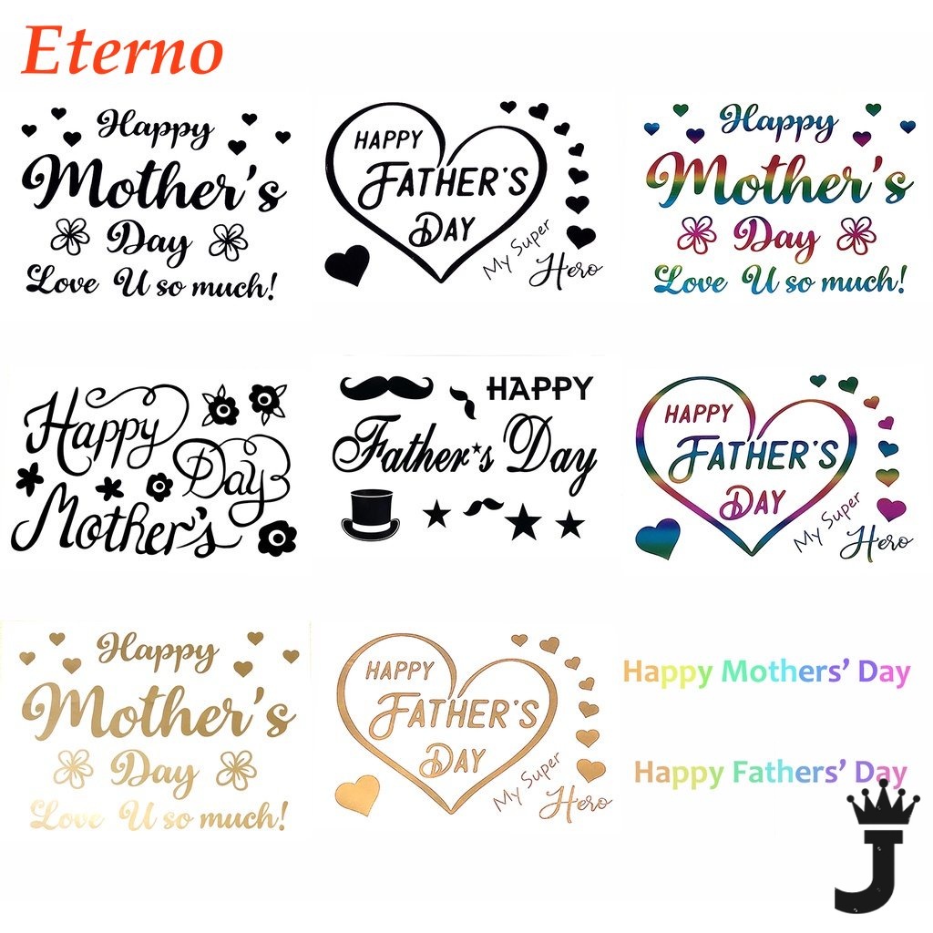 JK Happy Mother's Day Father's Day DIY Deluxe Sticker Balloon ...