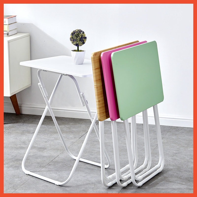 Minimalist foldable small table dining table portable computer table ...