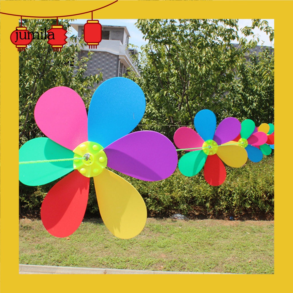 [JU] Light Weight Wind Whirligig for Child Flower Hanging String ...