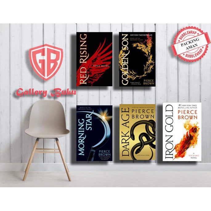 Pierce Brown: Red Rising, Golden son, Morning Star - Red Rising ...