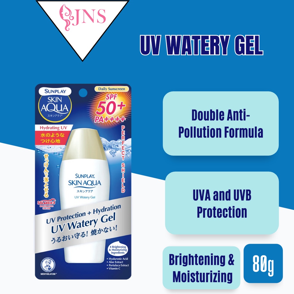 Sunplay Skin Aqua UV Watery Gel/Anti-Blue Light/ Sunscreen/ Suncare (80g) I UV Watery Essence ...