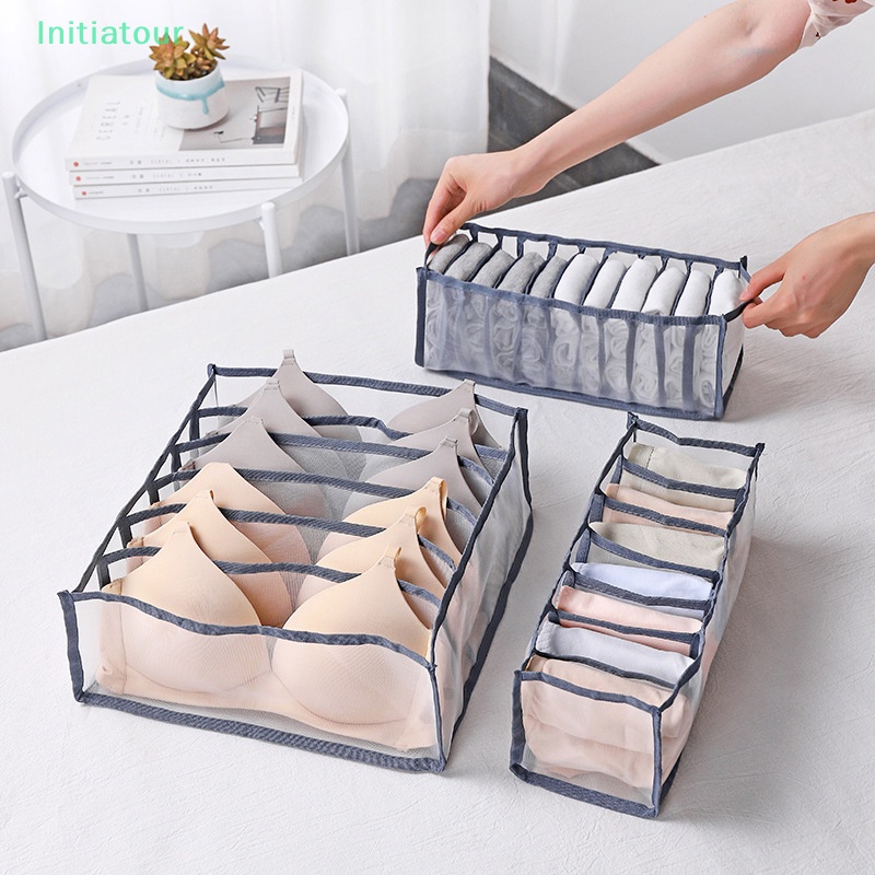Initiatour Bra Organizer Storage Box Panties Socks Storage Boxes ...