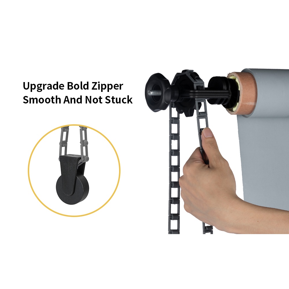 Photography Backdrop Lifter Manual Chain Axis 1 Roller Wall Mounting ...