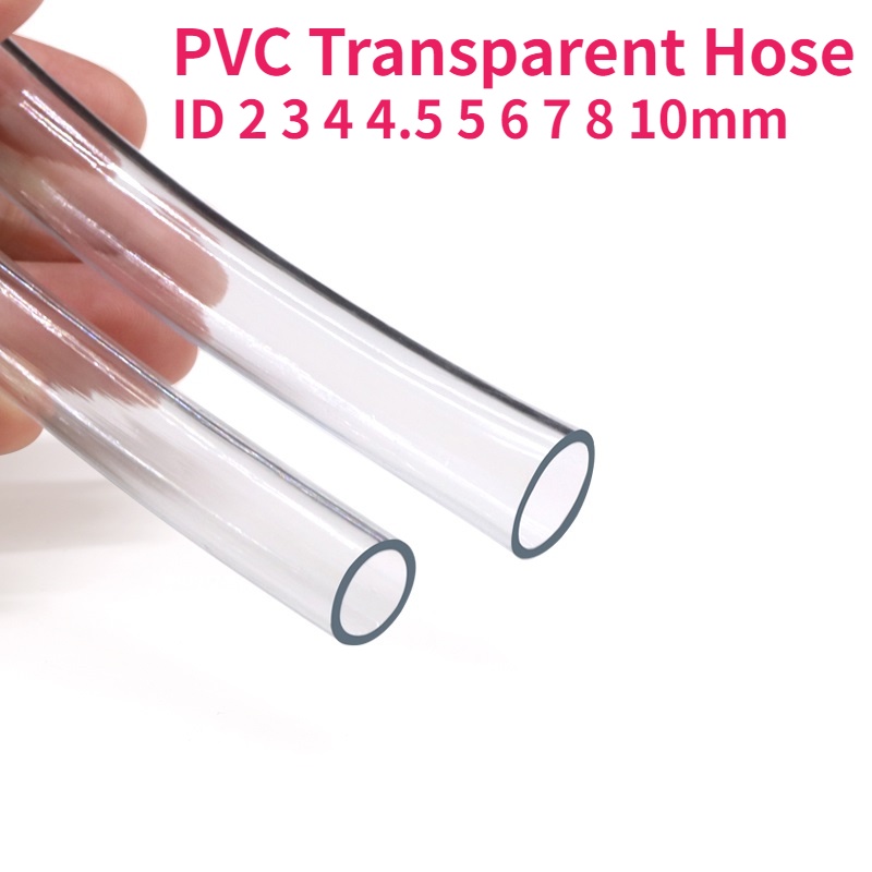 ID 2 3 4 4.5 5 6 7 8 10mm Transparent PVC Plastic Hoses High Quality ...