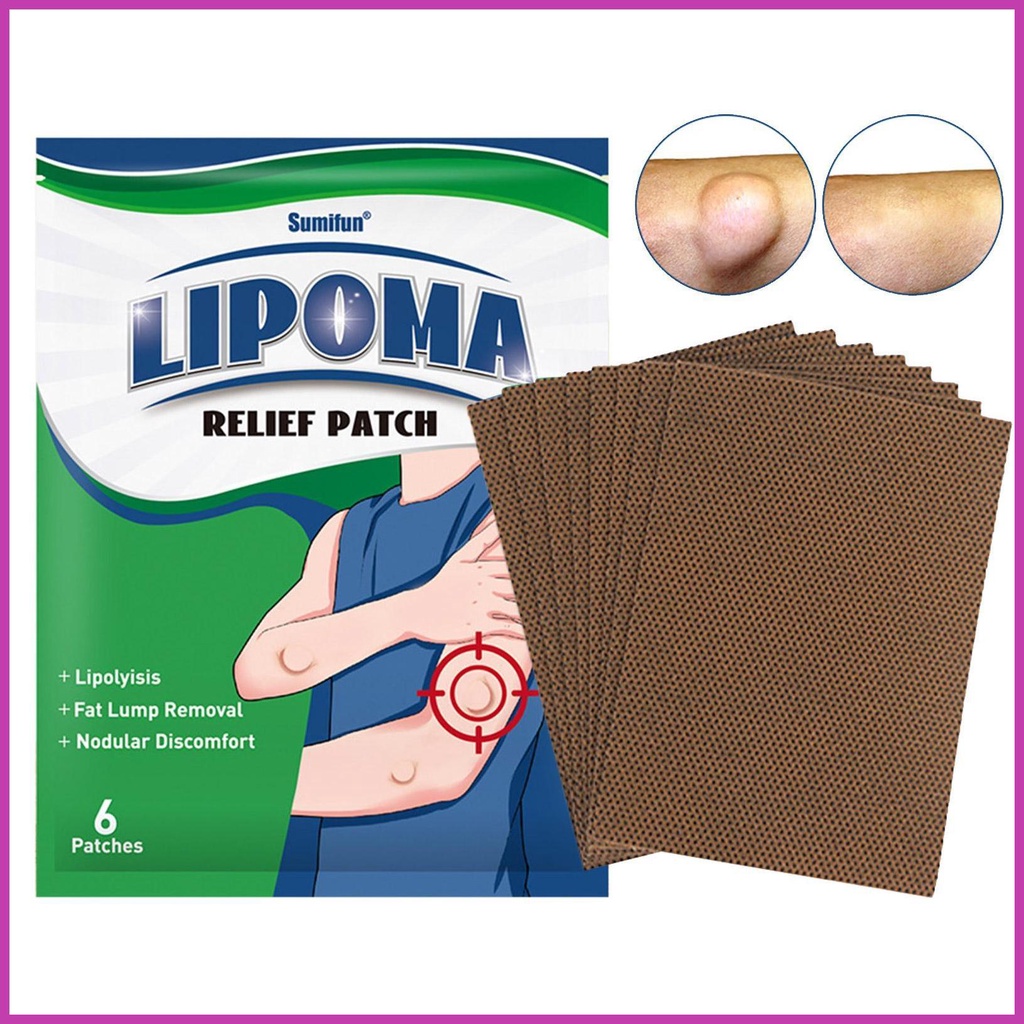 Lymph Care Patch 6pcs Anti-Swelling Herbal Lipoma Removal Patch Home ...