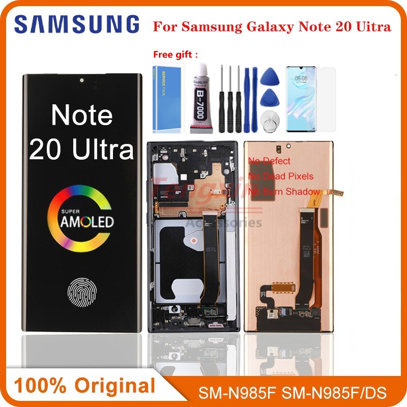 6.9'' Original AMOLED For Samsung Galaxy Note 20 Ultra N986F N986B LCD ...