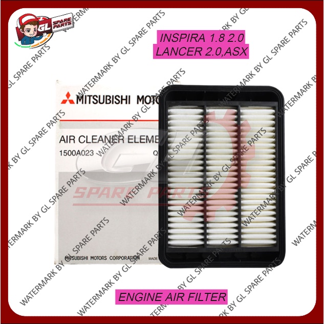 MITSUBISHI LANCER 2.0 ASX PROTON INSPIRA AIR FILTER (OEM) 1500A023 ...
