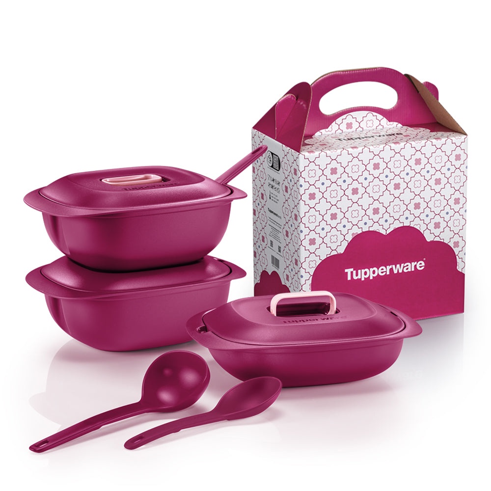 Tupperware Royale Gourmet Server Set | Shopee Malaysia